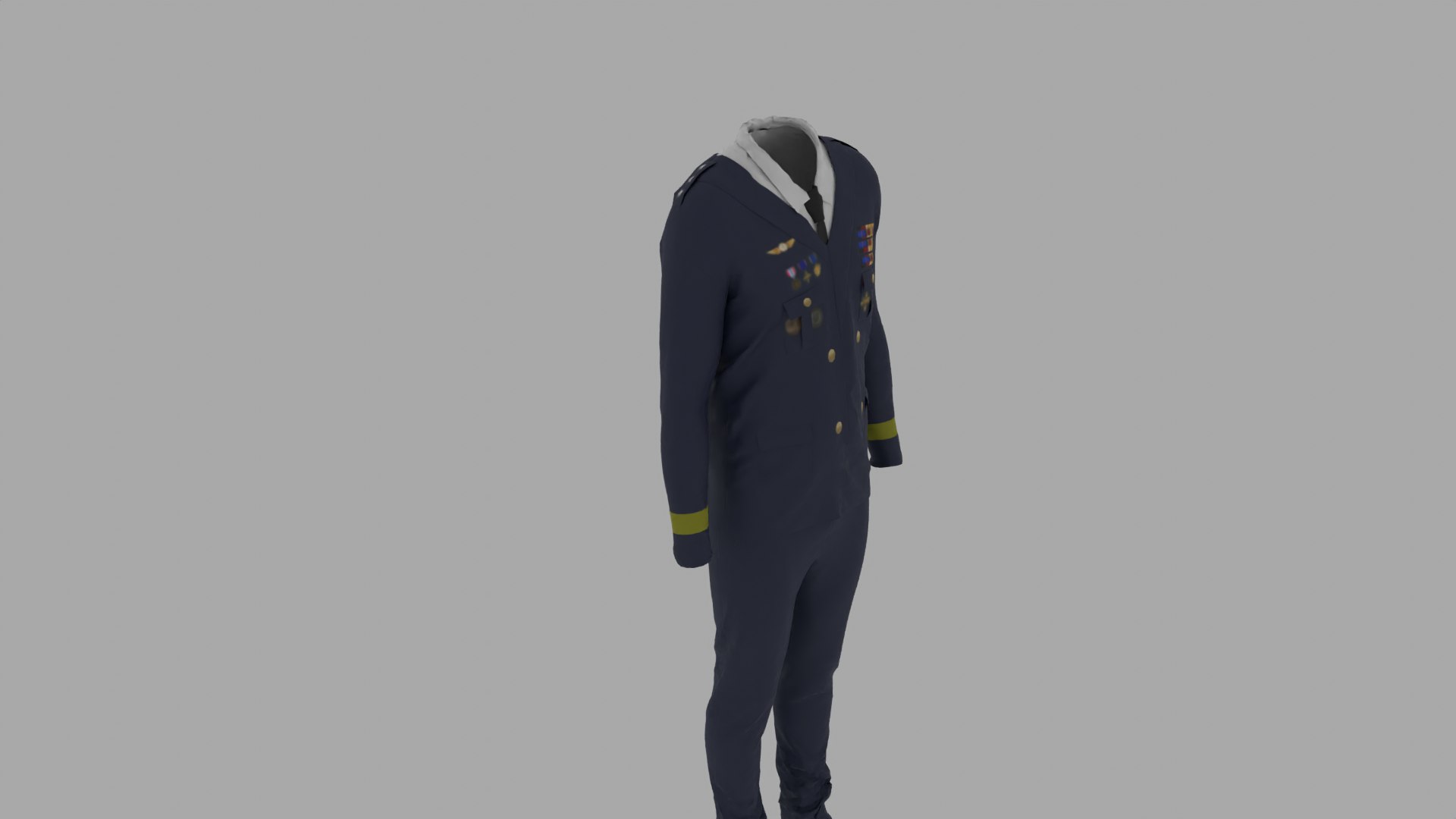 3D Commander Uniform - TurboSquid 1973181