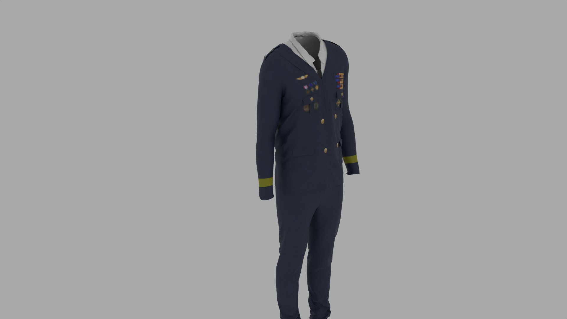 3D Commander Uniform - TurboSquid 1973181
