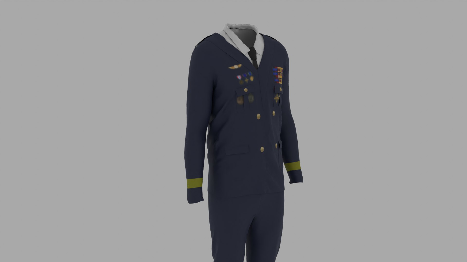 3D Commander Uniform - TurboSquid 1973181