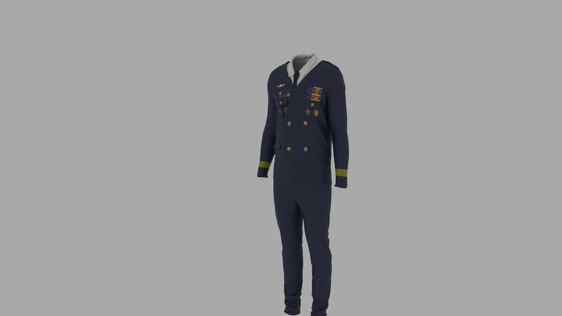 3D Commander Uniform - TurboSquid 1973181