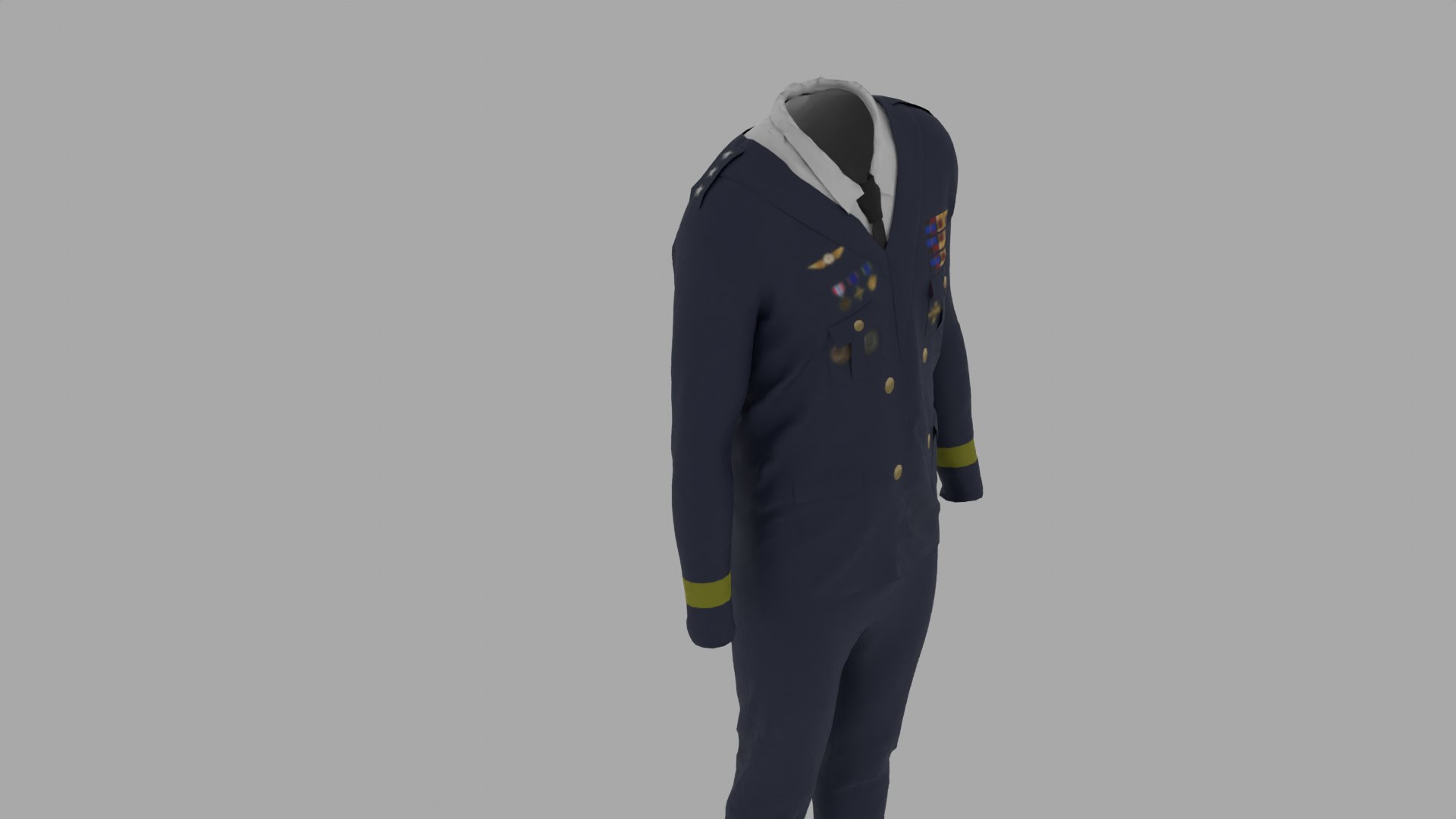 3D Commander Uniform - TurboSquid 1973181