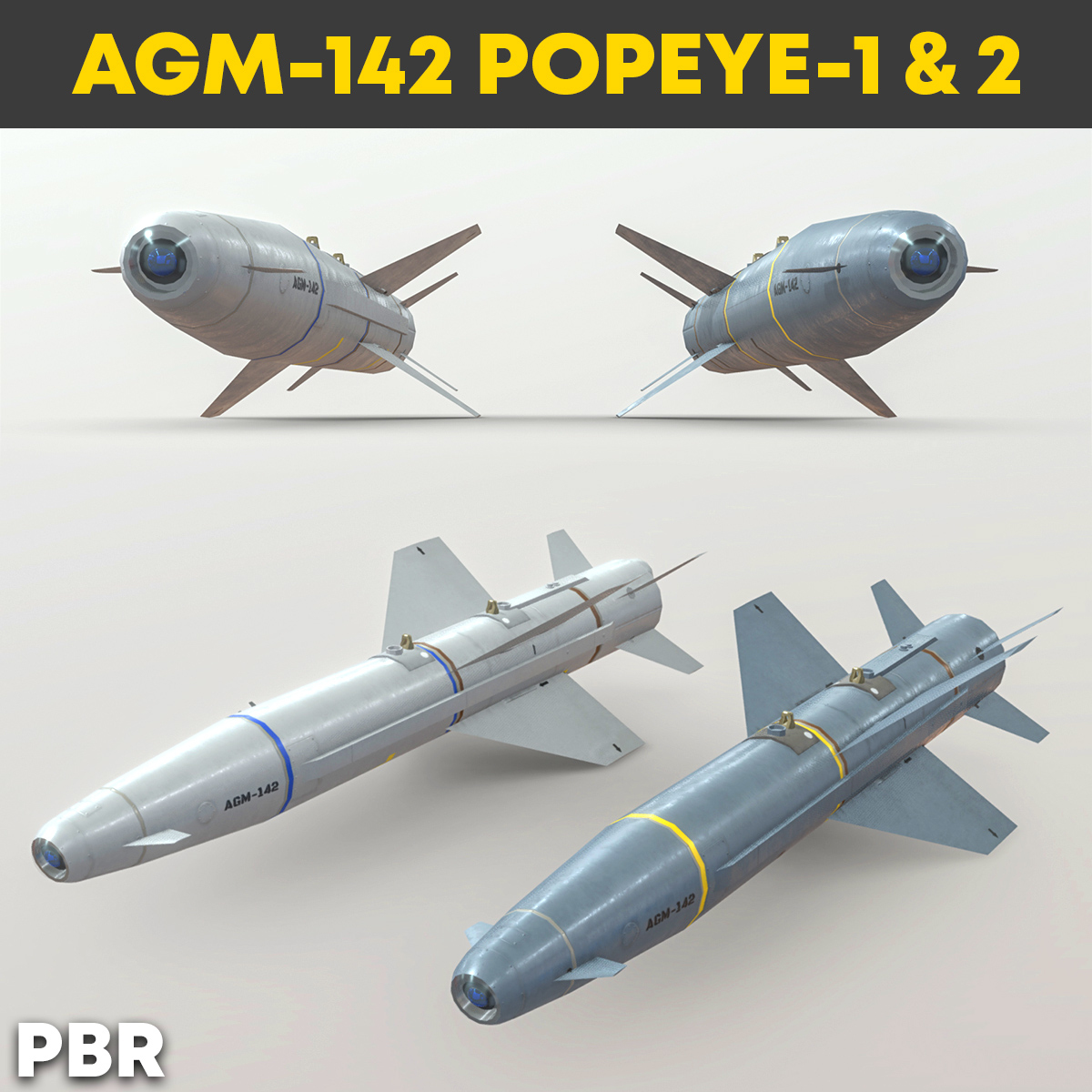 3D модель AGM-142 Попай - TurboSquid 1723467