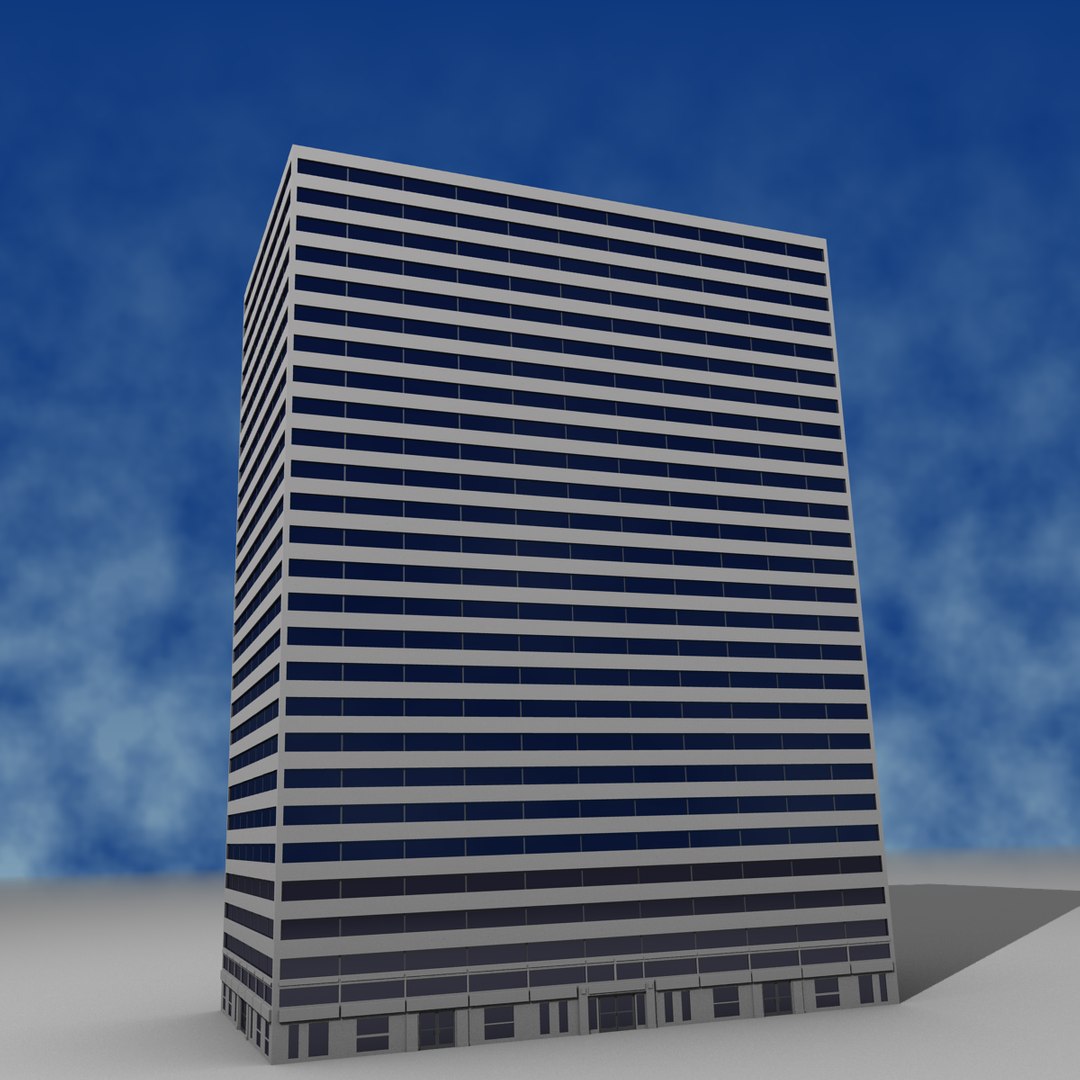 Office Skyscraper Building 3d Model