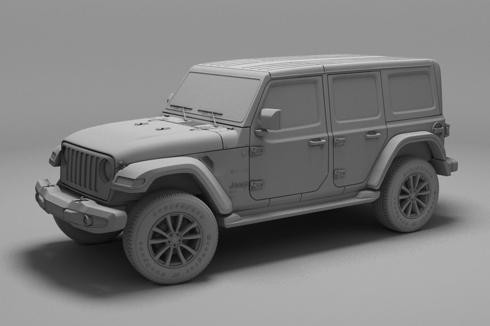 3D Jeep Wrangler Unlimited Model - TurboSquid 1420902