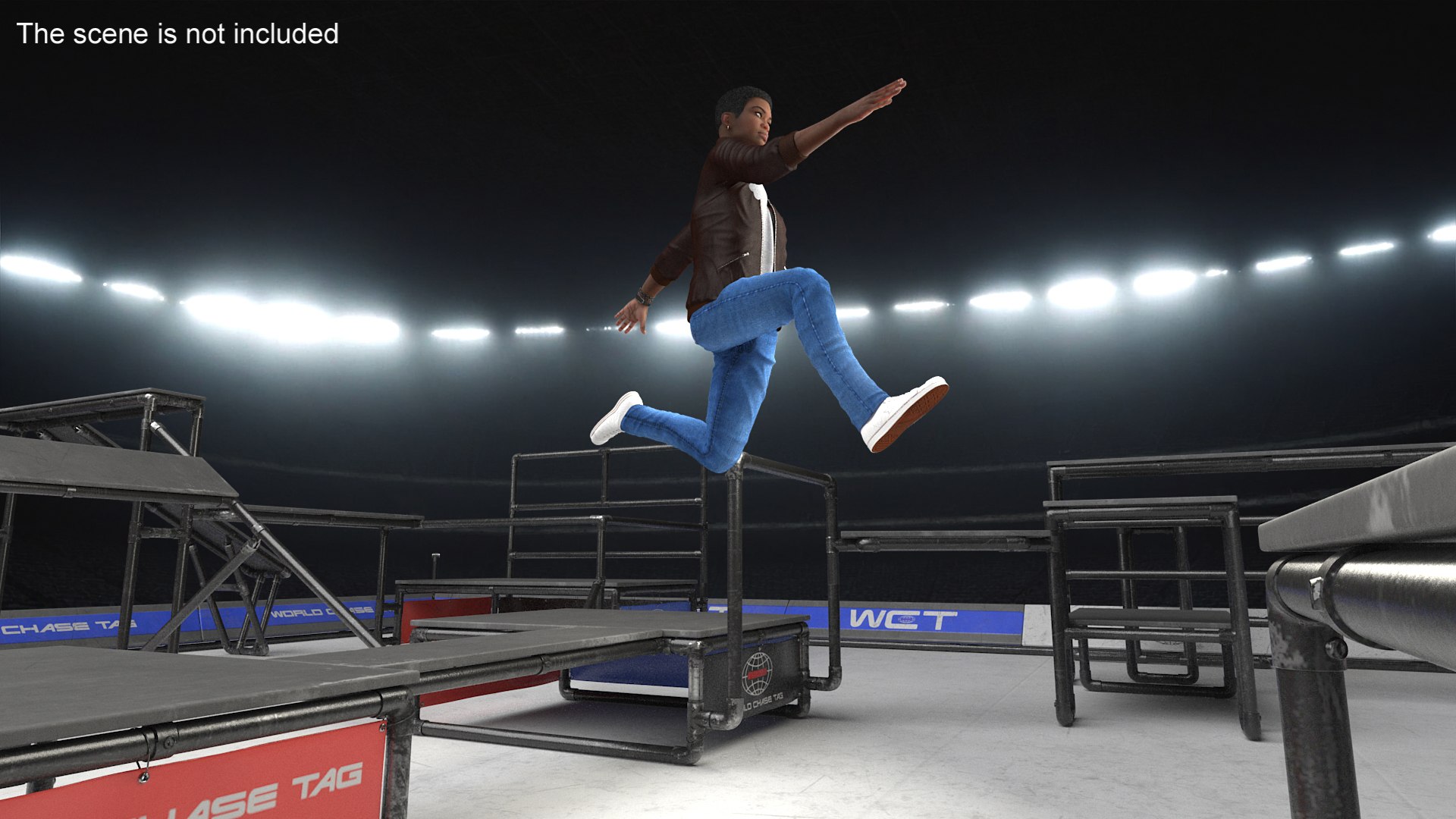 3D World Chase Tag Competition Field - TurboSquid 2370041