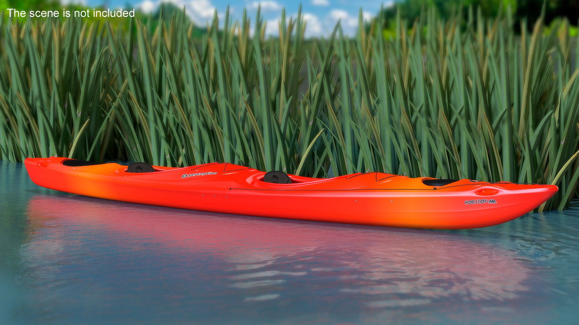 3D Tandem Touring Kayak - TurboSquid 2167636