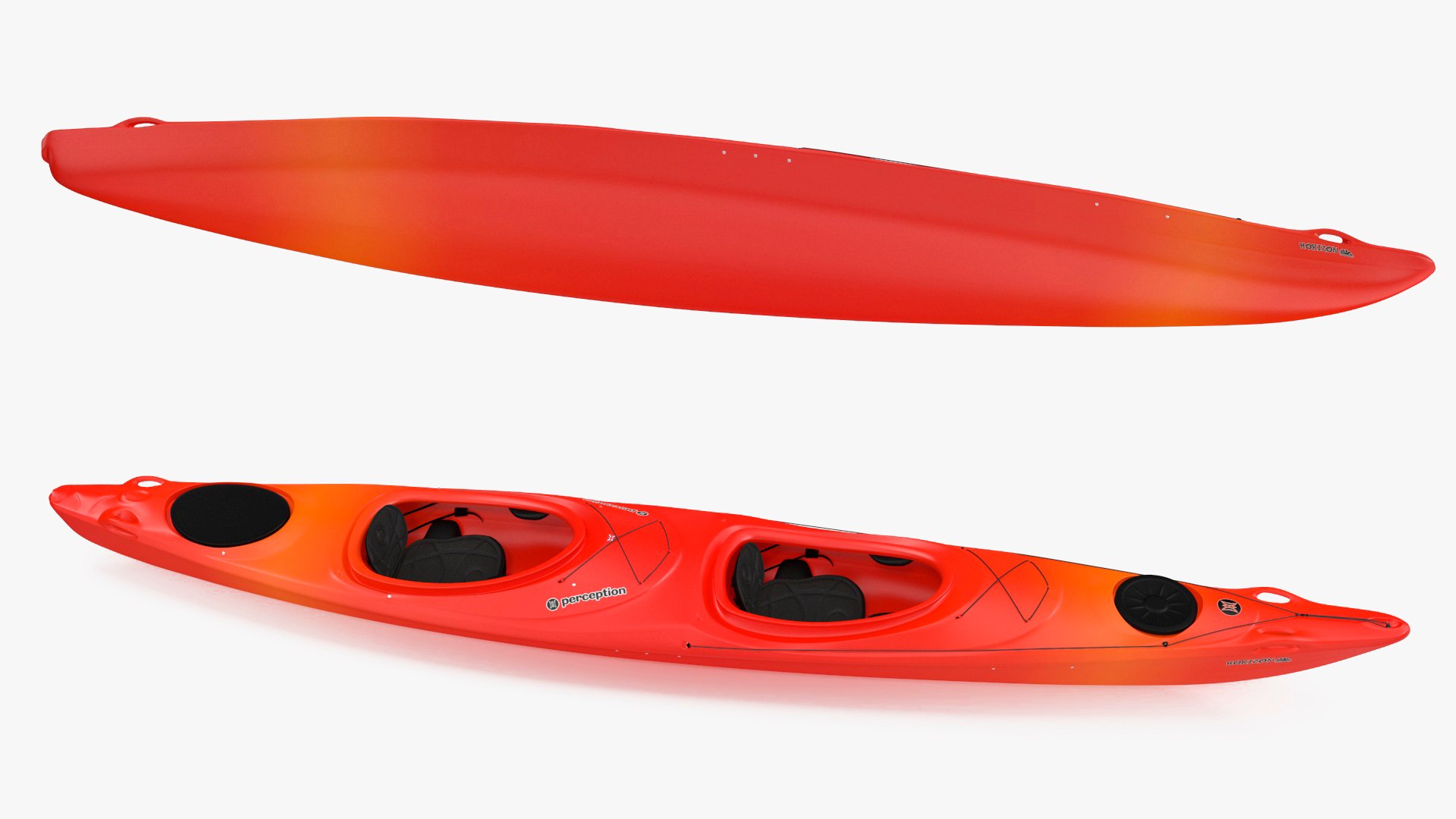 3D Tandem Touring Kayak - TurboSquid 2167636