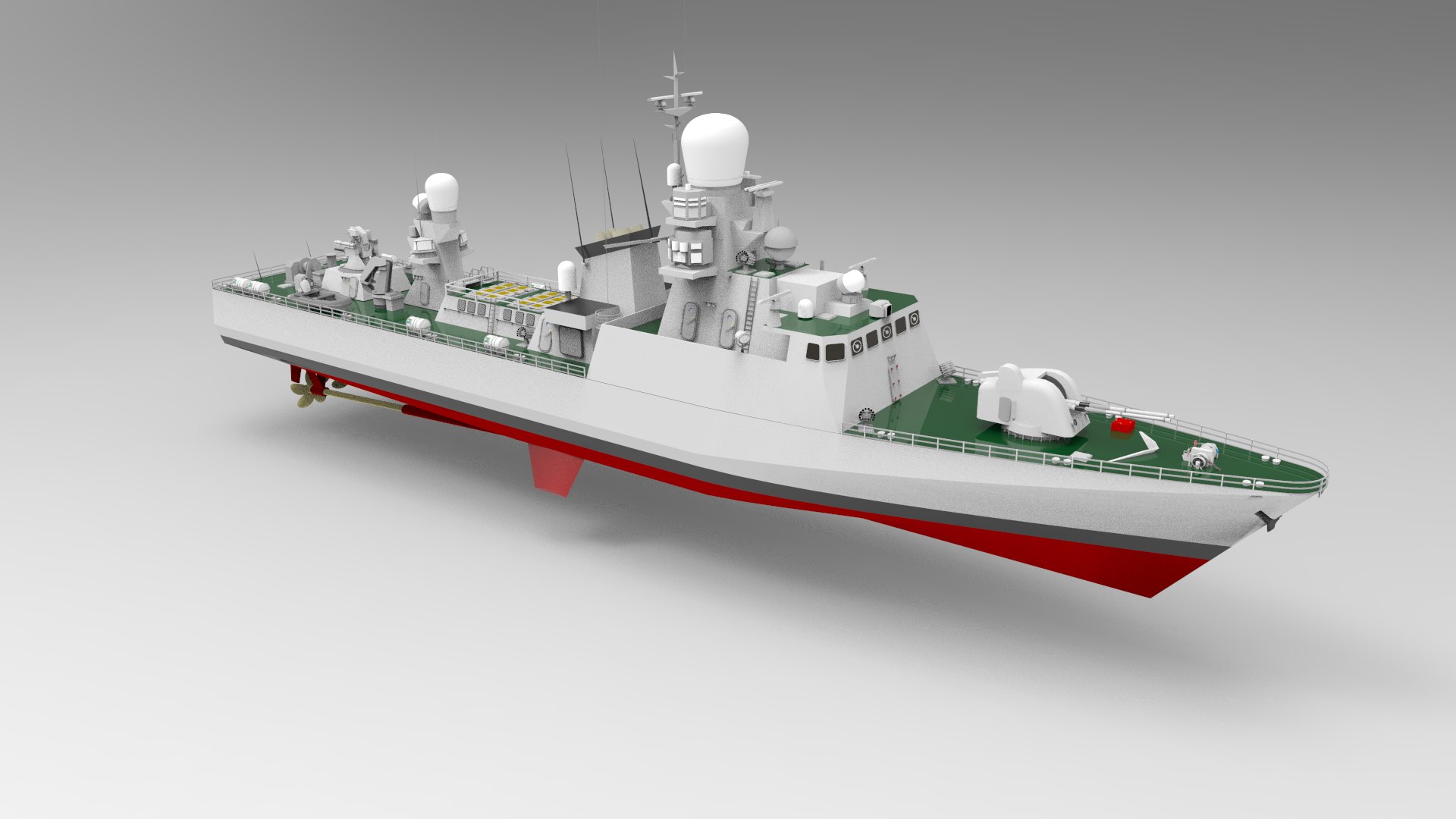 Corvette ship Buyan class Printed 3D model - TurboSquid 2115079