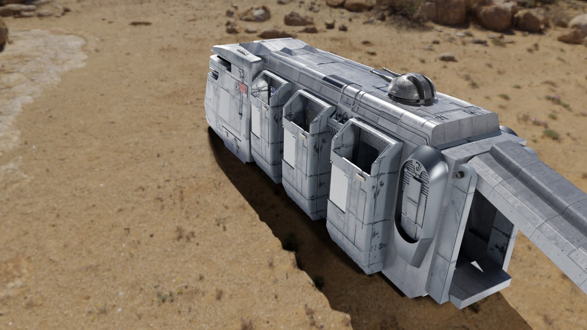 3D StarWars Imperial Troop Transport Model - TurboSquid 2014039