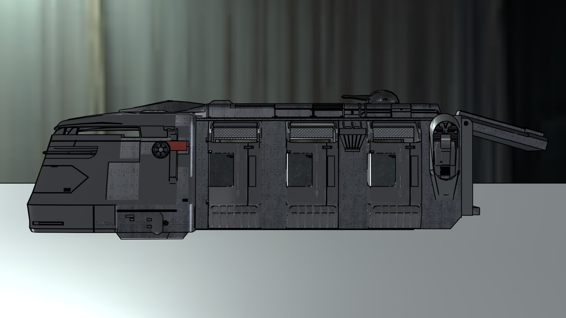 3D StarWars Imperial Troop Transport Model - TurboSquid 2014039