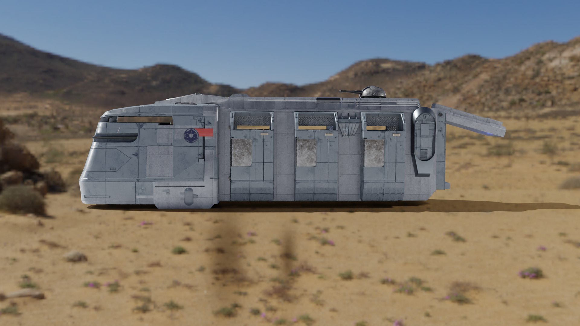 3D StarWars Imperial Troop Transport Model - TurboSquid 2014039