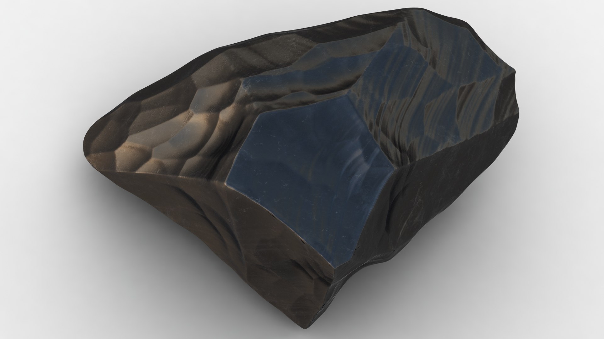 Obsidian Stone Model - TurboSquid 1575312