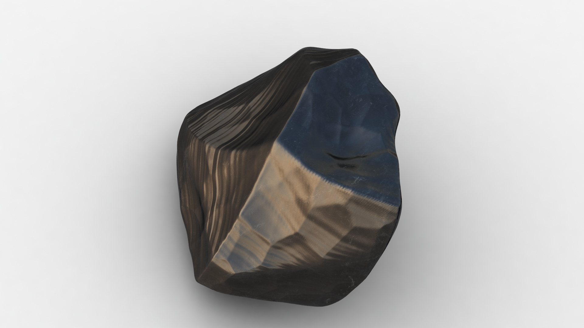 Obsidian Stone Model - TurboSquid 1575312