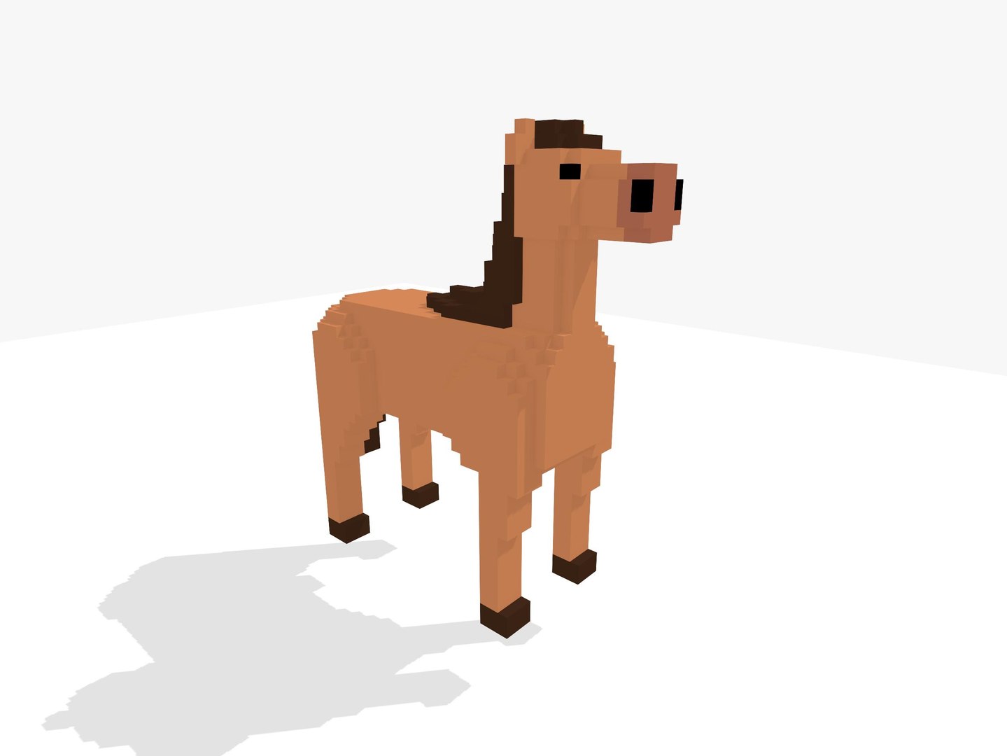 Voxel Farm Horse 3D - TurboSquid 2239545