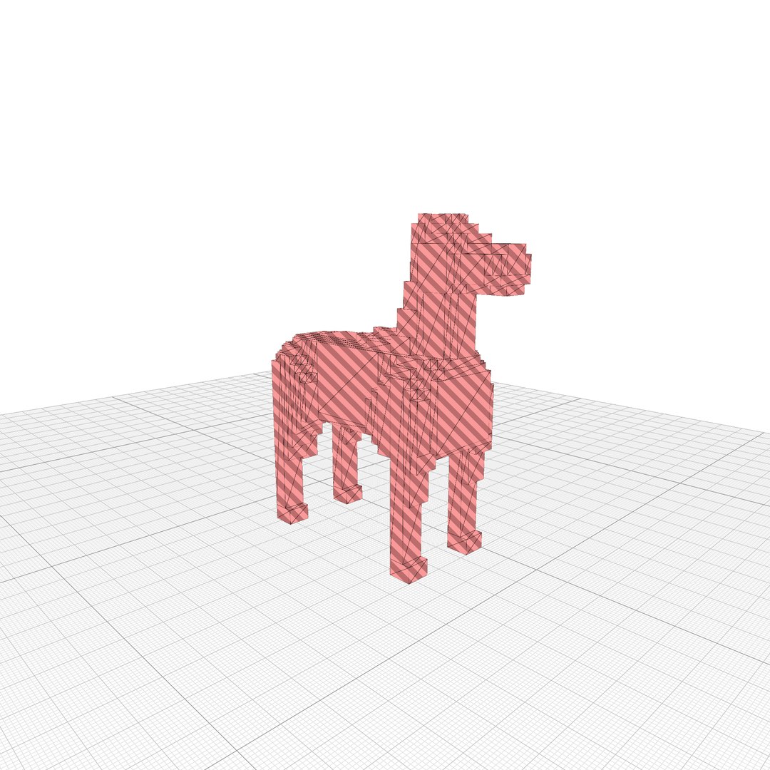 Voxel Farm Horse 3D - TurboSquid 2239545