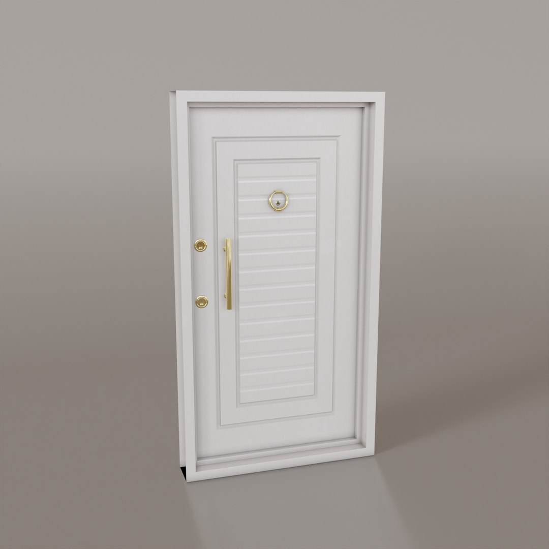 Apartment Exterior Door 3D Model - TurboSquid 2276087