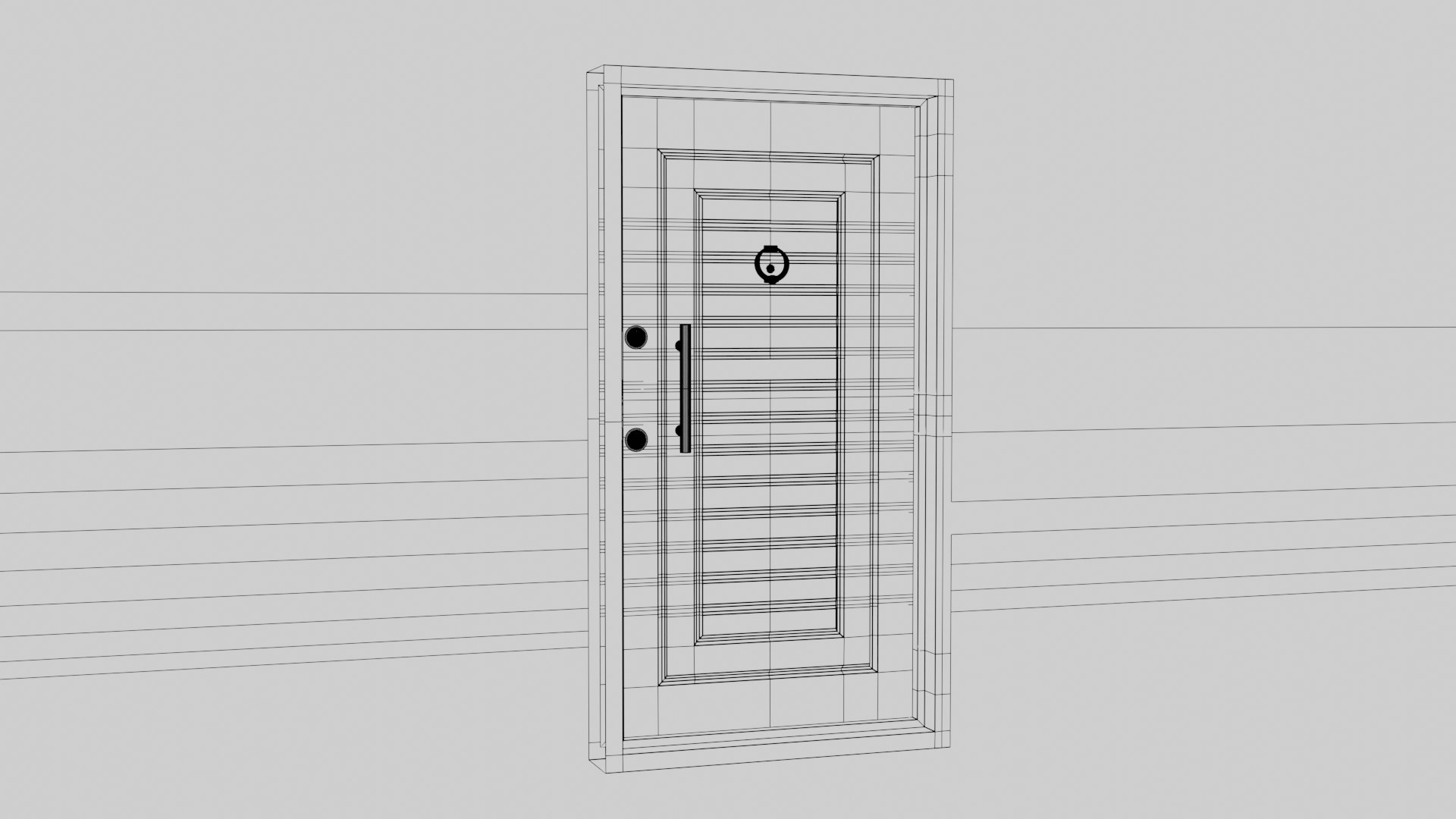 Apartment Exterior Door 3D Model - TurboSquid 2276087