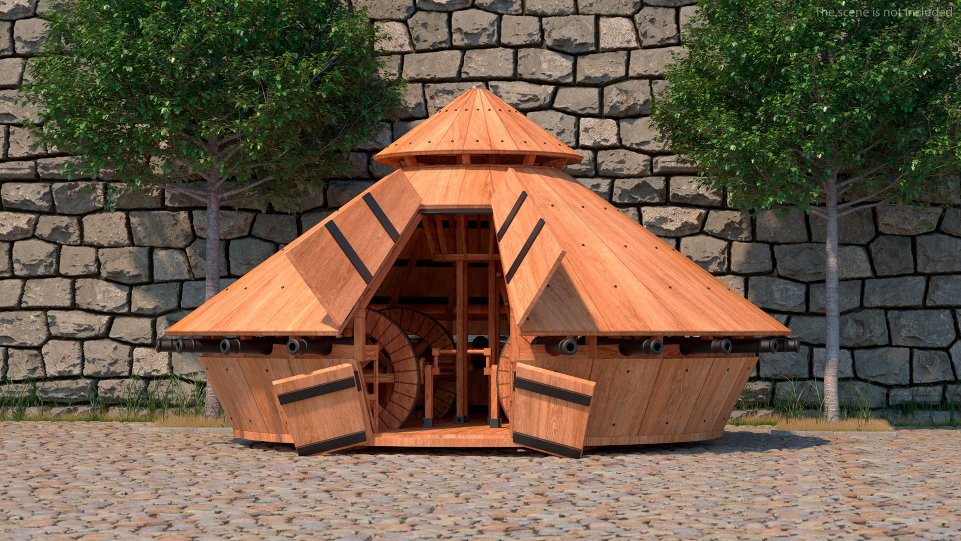 New Leonardo Da Vinci Rotational Tank 3D model - TurboSquid 2060250