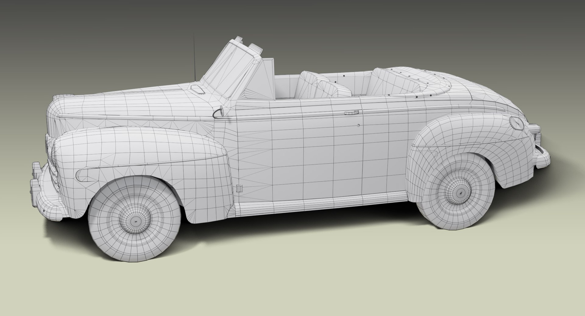 3D Model Car Convertible - TurboSquid 1699680