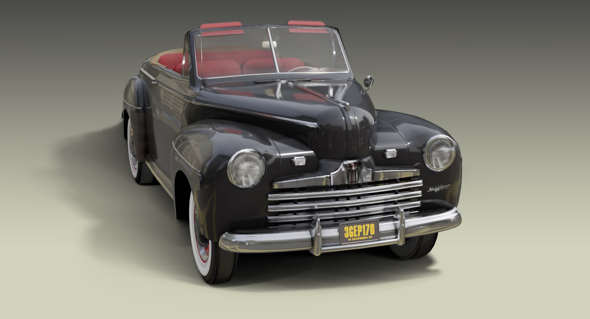 3D Model Car Convertible - TurboSquid 1699680