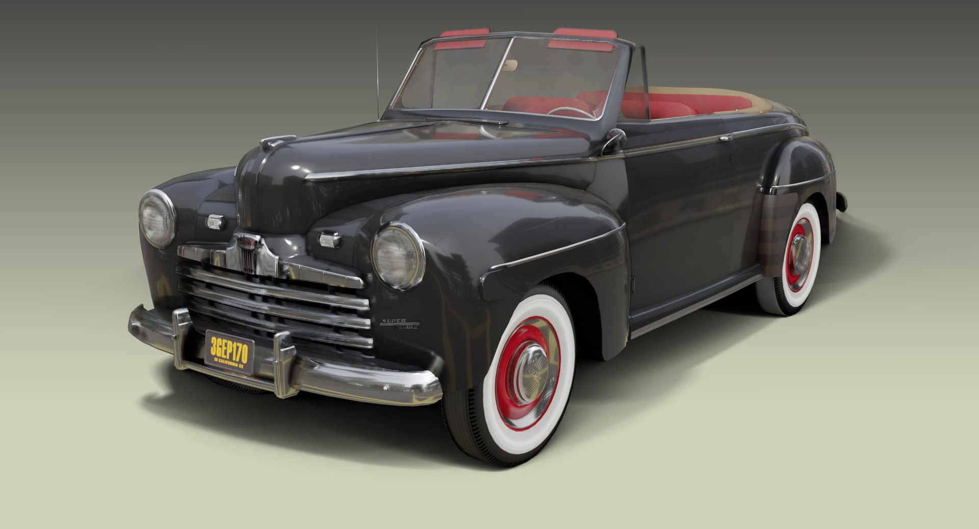 3D Model Car Convertible - TurboSquid 1699680