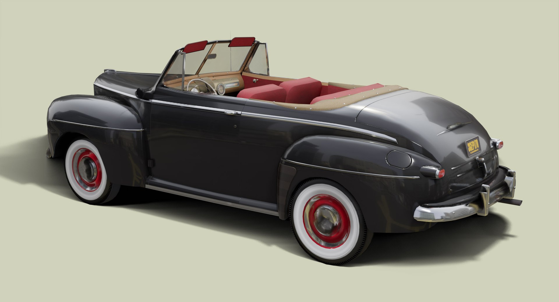 3D Model Car Convertible - TurboSquid 1699680