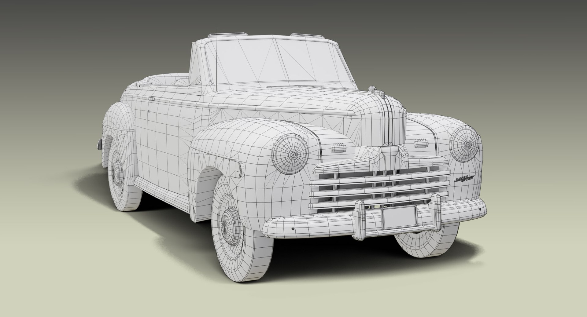 3D Model Car Convertible - TurboSquid 1699680