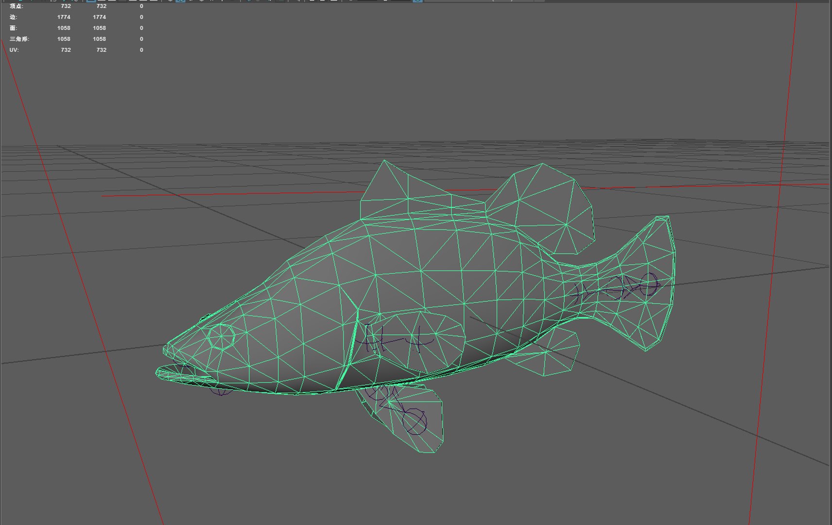 3D Bass Fish Model - TurboSquid 2123104