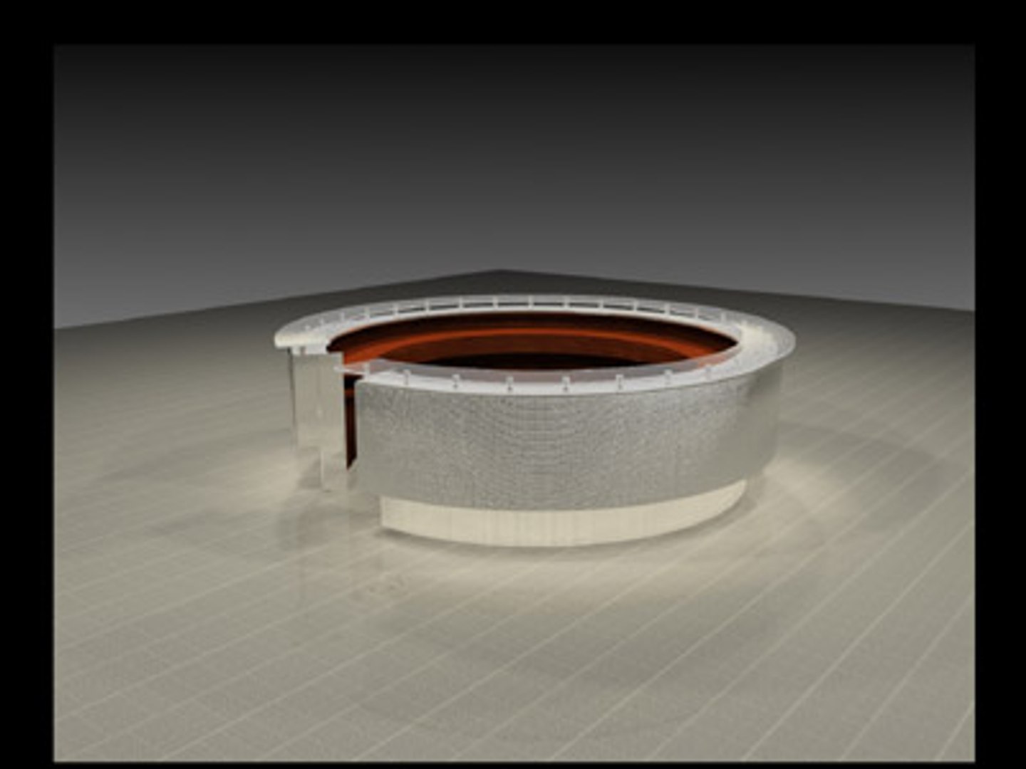 Max Office Entrance Circle Desk