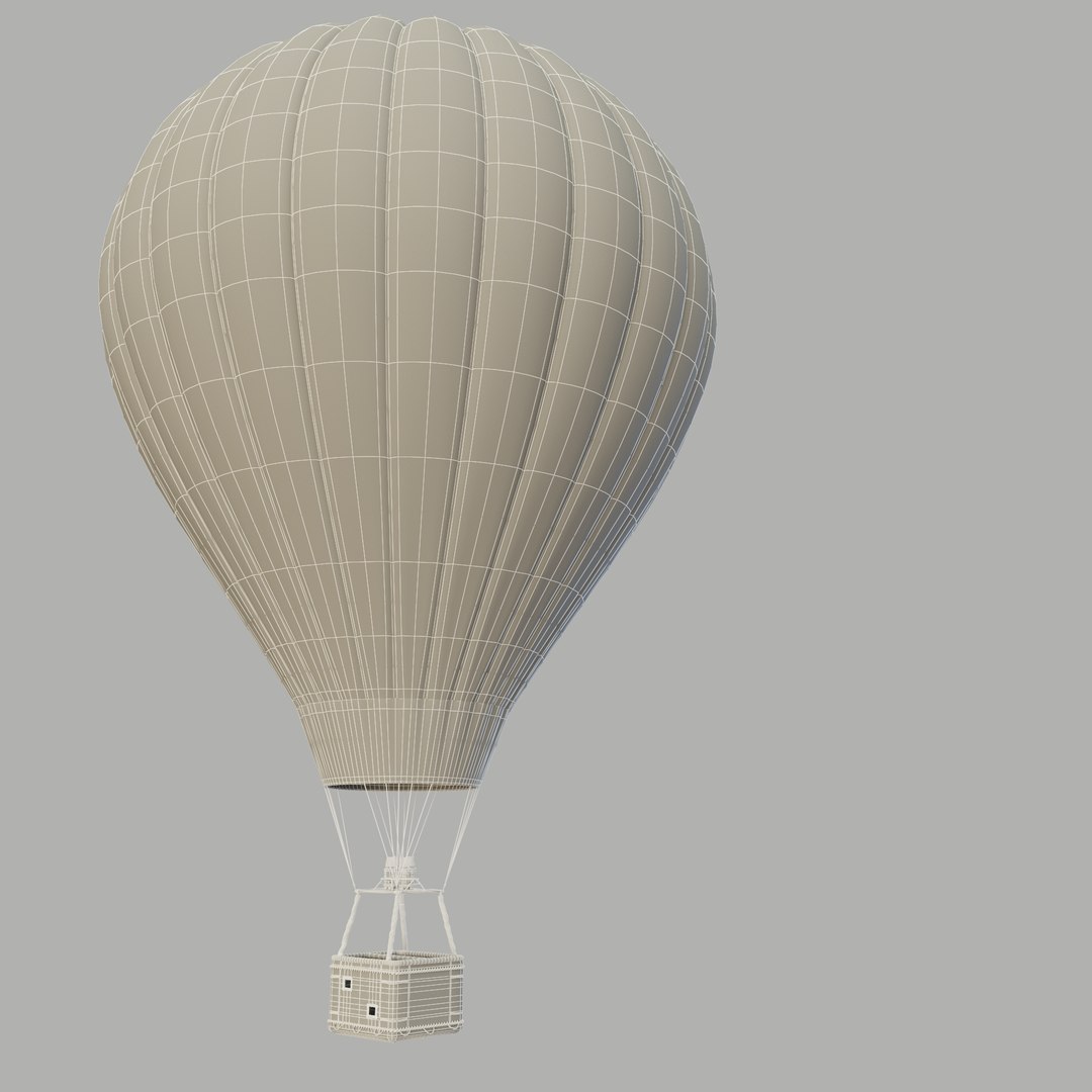 3D Hot Air Balloon Model - TurboSquid 2170311