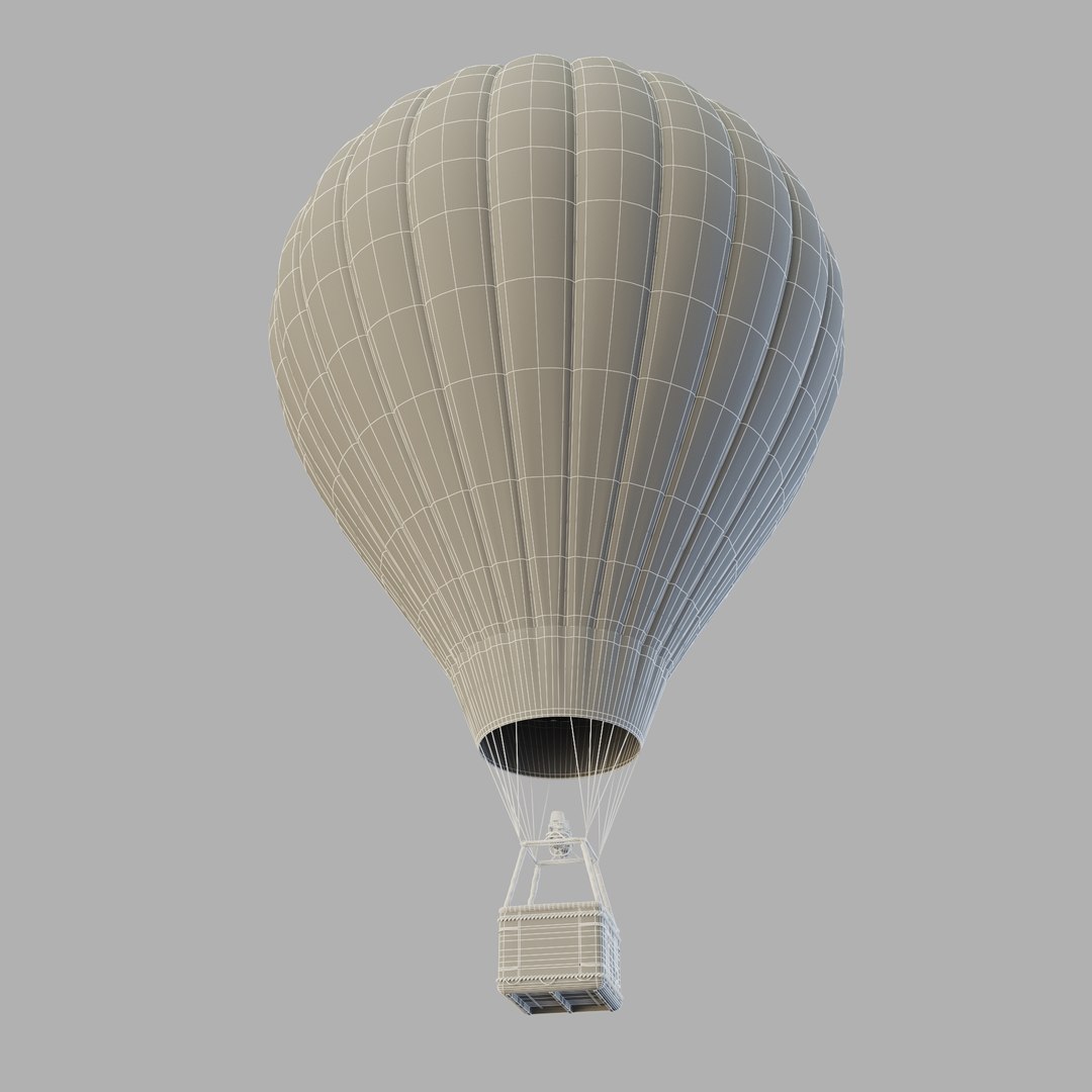 3D Hot Air Balloon Model - TurboSquid 2170311