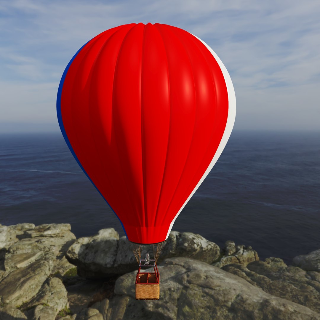 3D Hot Air Balloon Model - TurboSquid 2170311