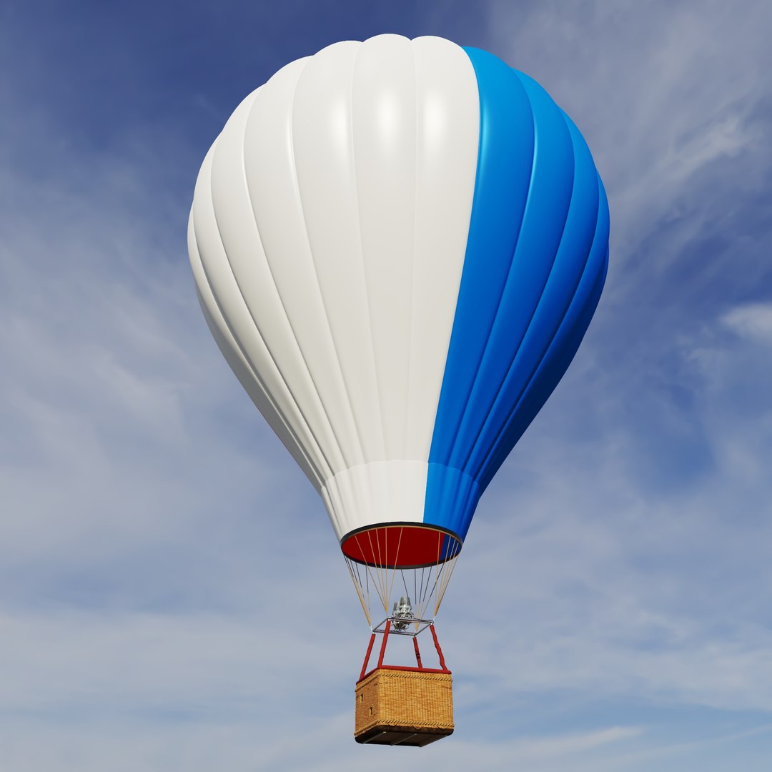 3D Hot Air Balloon Model - TurboSquid 2170311