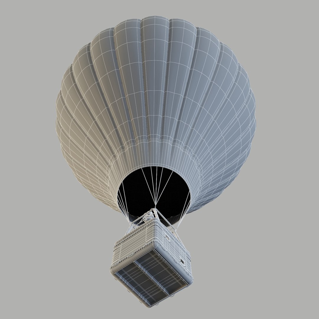 3D Hot Air Balloon Model - TurboSquid 2170311