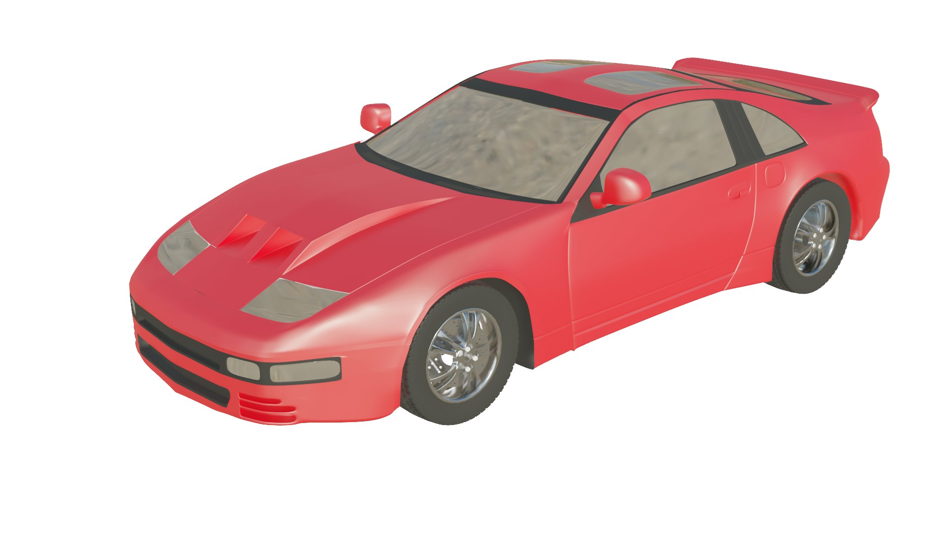 3D Nissan 300zx Model - TurboSquid 1809179