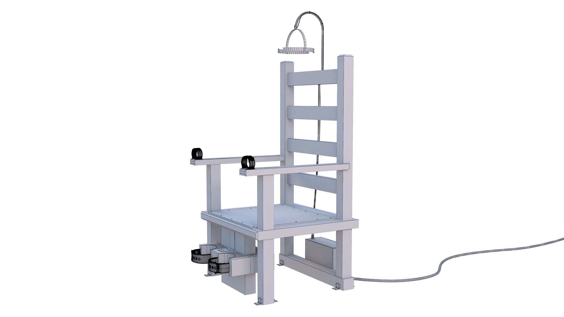 3D Electric Chair - TurboSquid 1734176