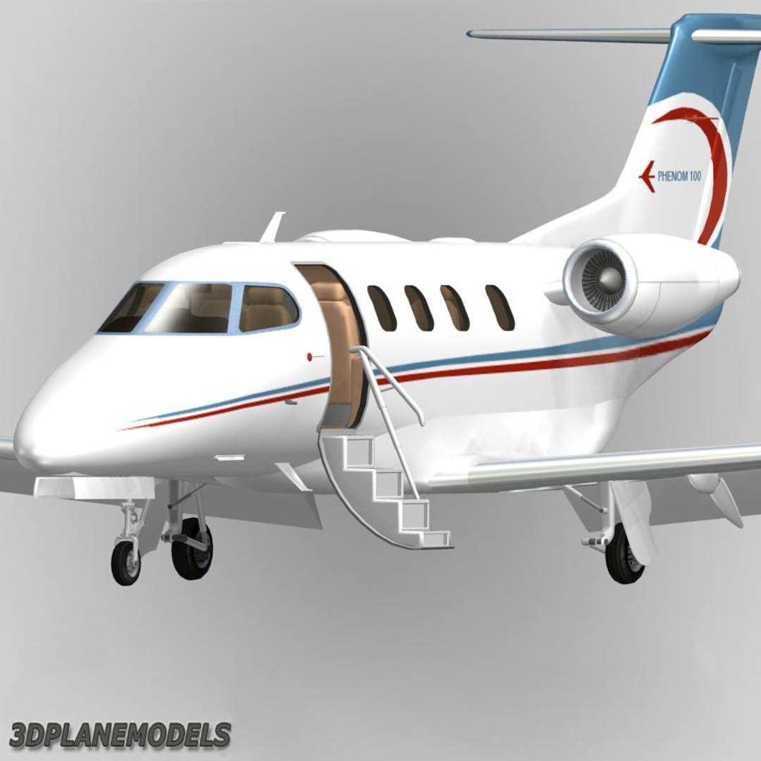 3d Embraer Phenom 100 Private