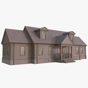 Colonial House 3D Models for Download | TurboSquid