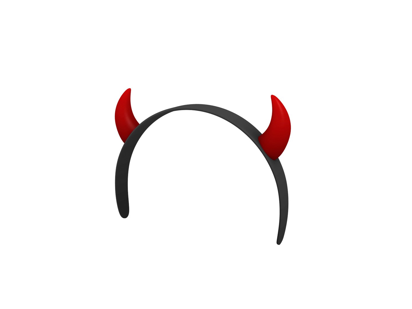 Devil Headband 3D Model - TurboSquid 1429659