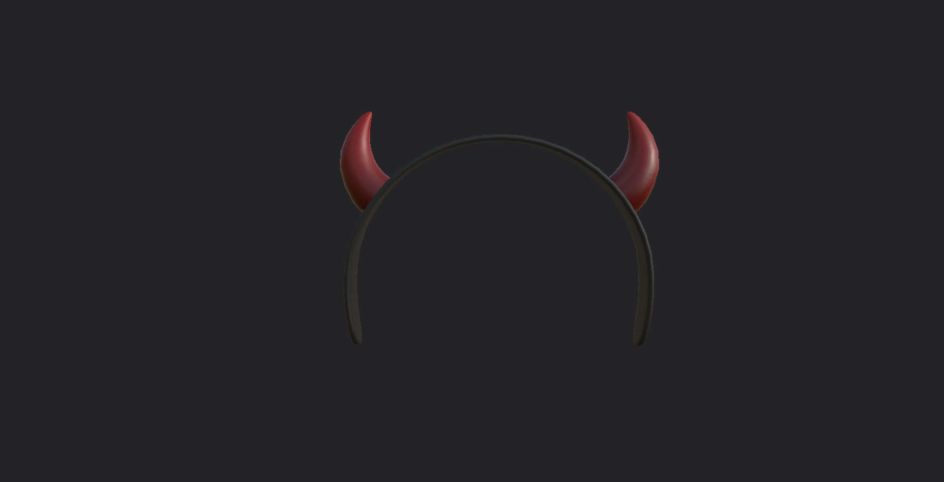 Devil Headband 3D Model - TurboSquid 1429659
