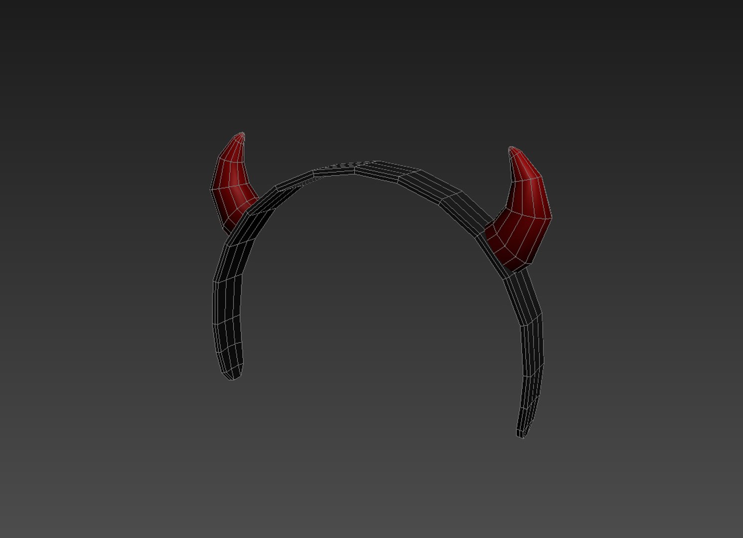 Devil Headband 3D Model - TurboSquid 1429659