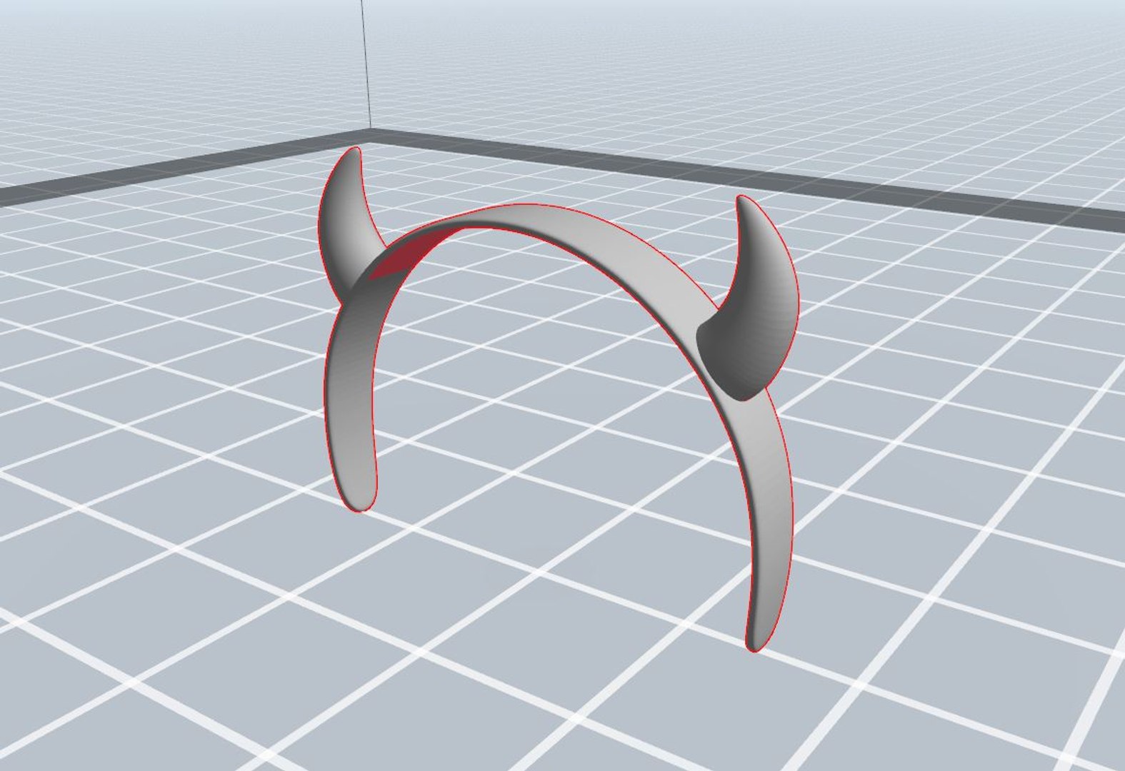 Devil Headband 3D Model - TurboSquid 1429659