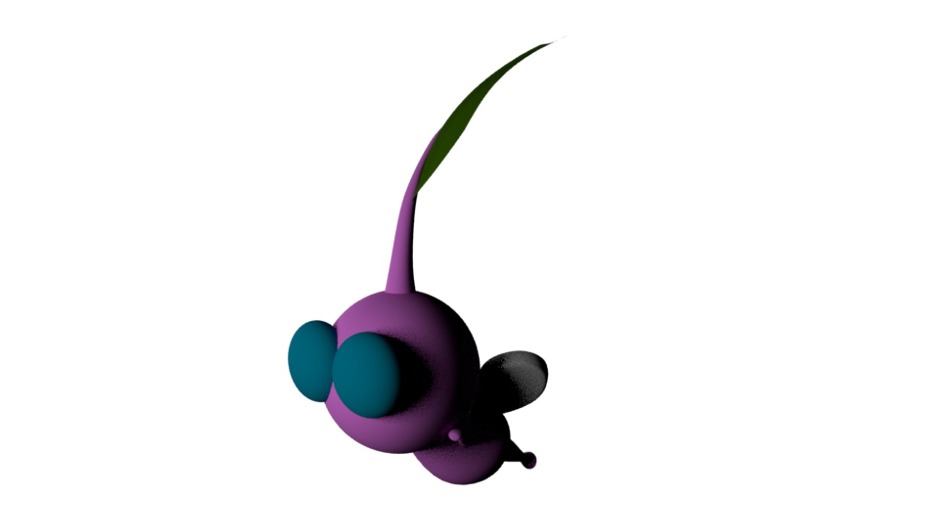 3D Model Pink Leaf Pikmin - TurboSquid 1657336