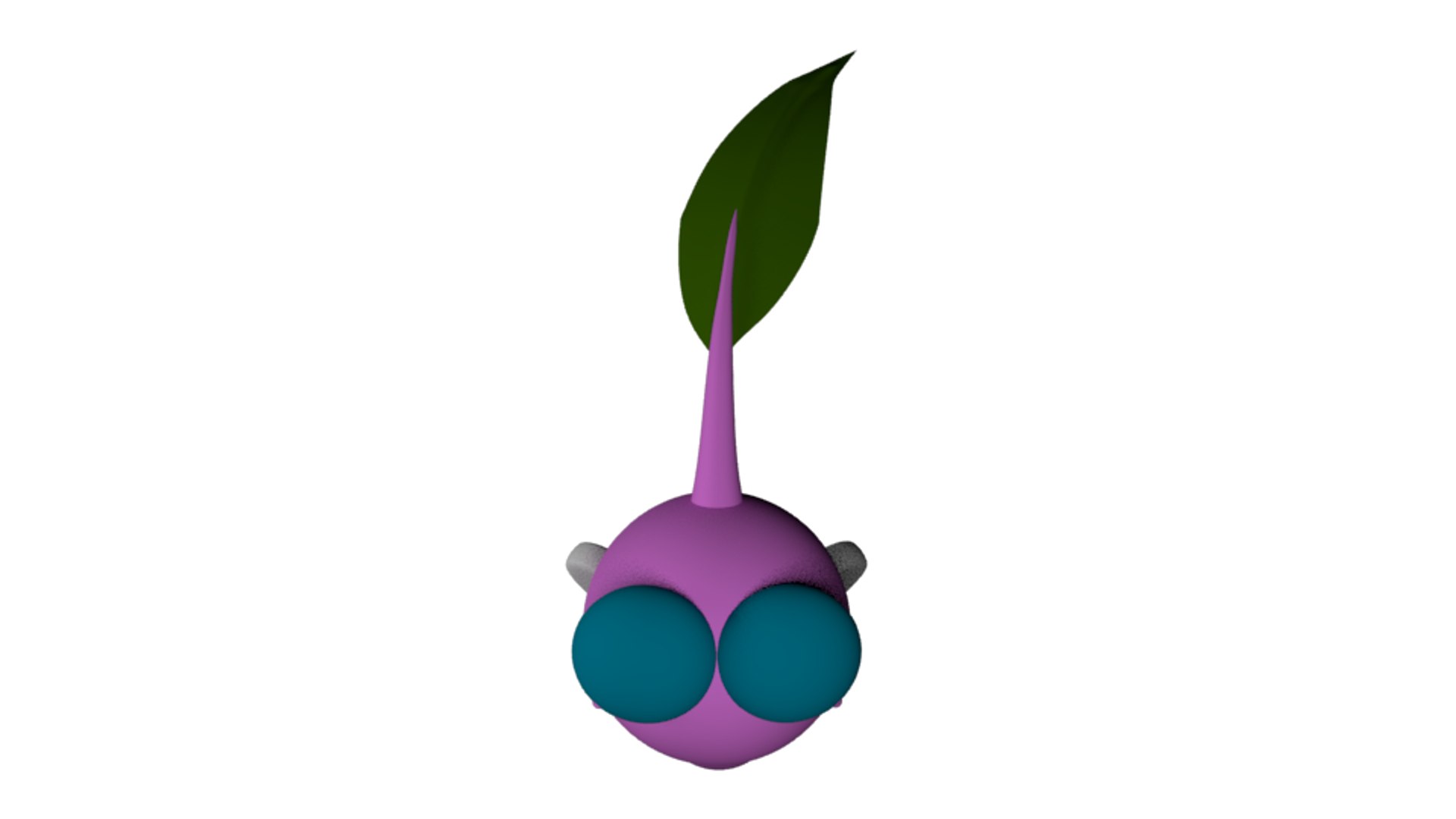 3D Model Pink Leaf Pikmin - TurboSquid 1657336