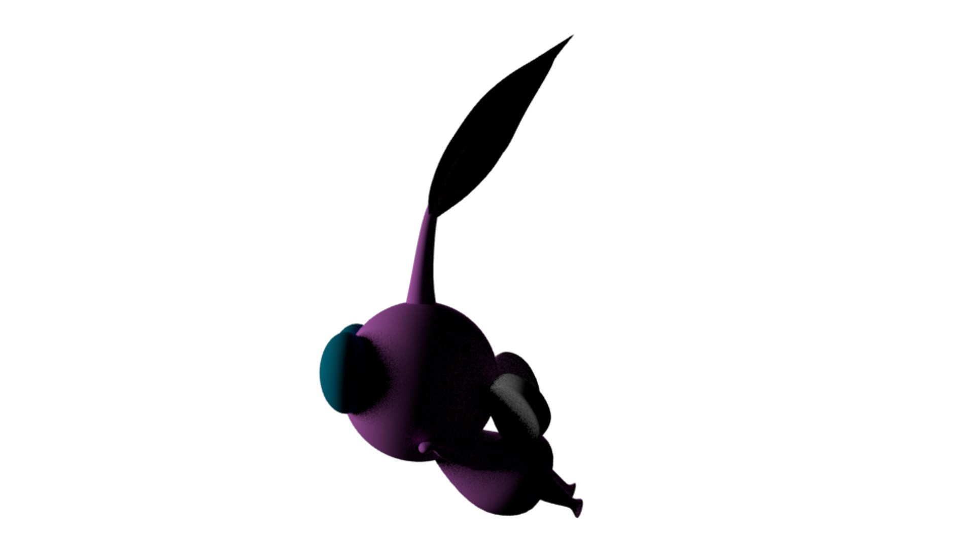 3D Model Pink Leaf Pikmin - TurboSquid 1657336