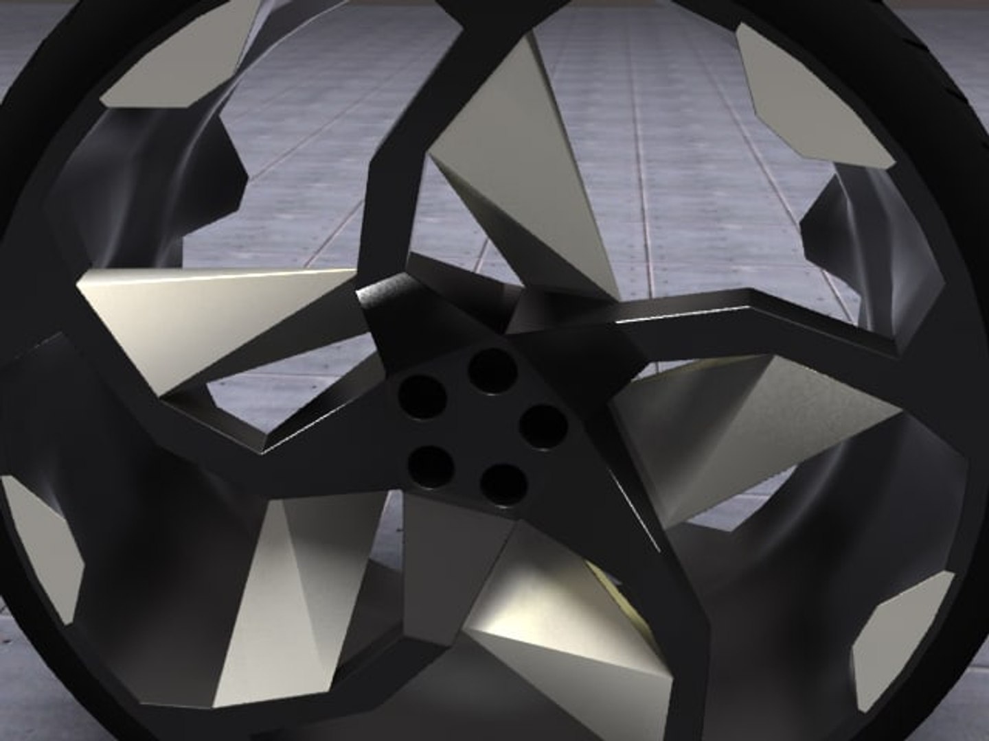 Origenal Wheel Ninju 3d Model