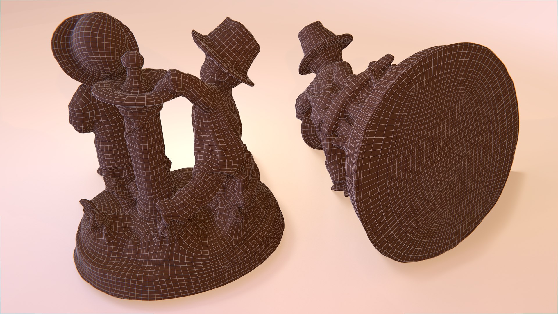 3D Model Boy Statuette Souvenir - TurboSquid 1473634