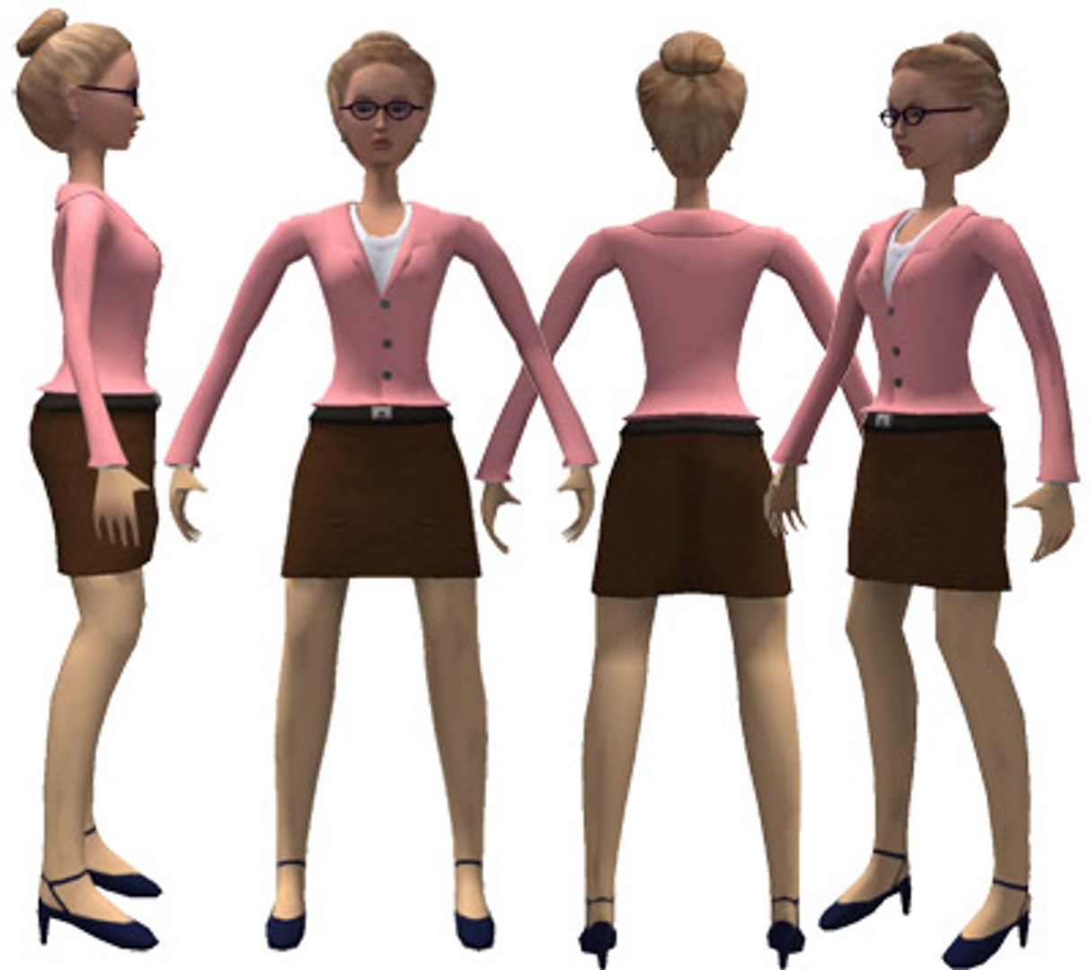 Character Ready Udk 3d Model