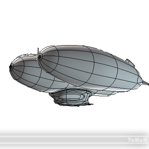 3d zeppelin model
