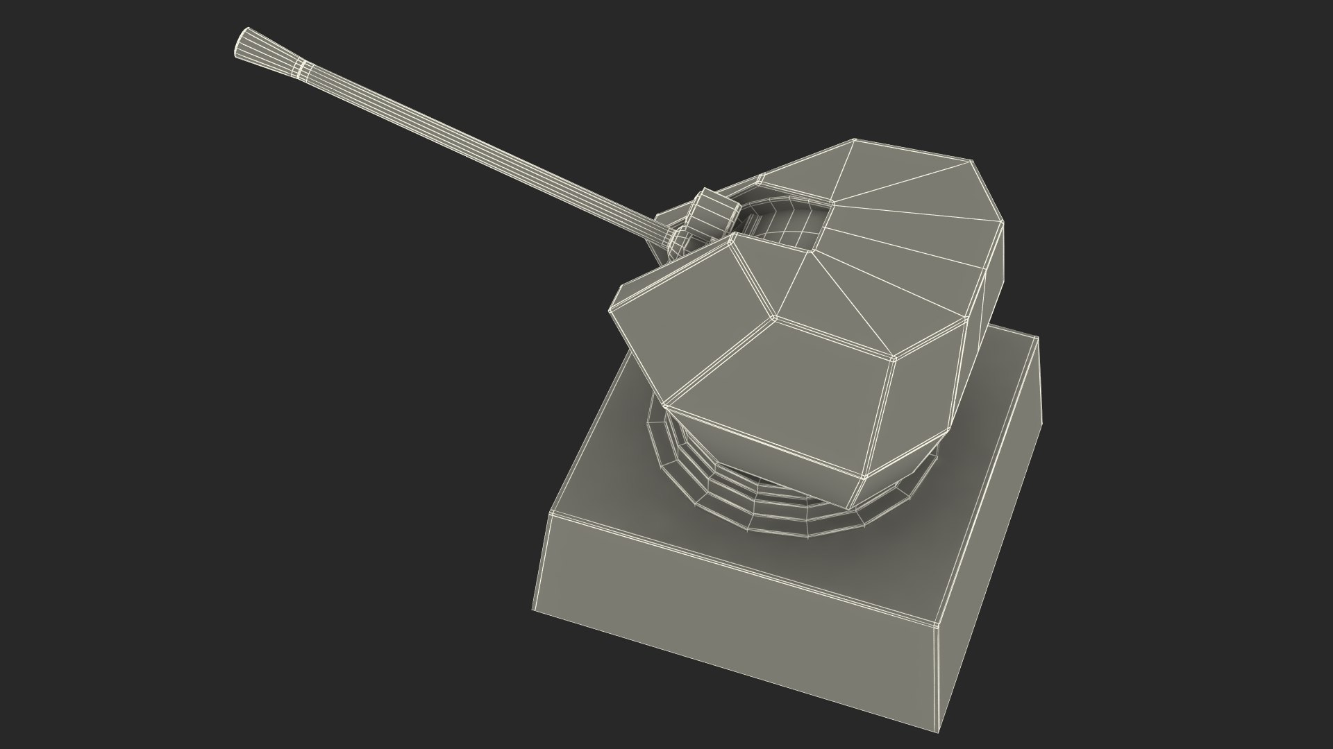 3D Generic Turret Gun - TurboSquid 2315071